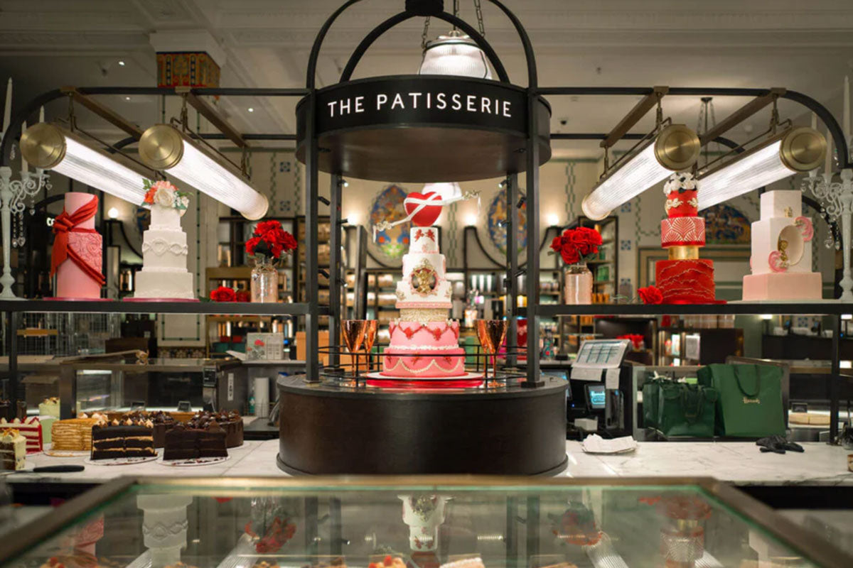 Valentine's Cake Display At Harrods by GC Couture