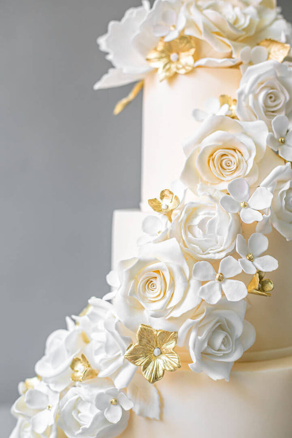 Ivory Wedding Cake Luxury & Bespoke Designs GC Couture London