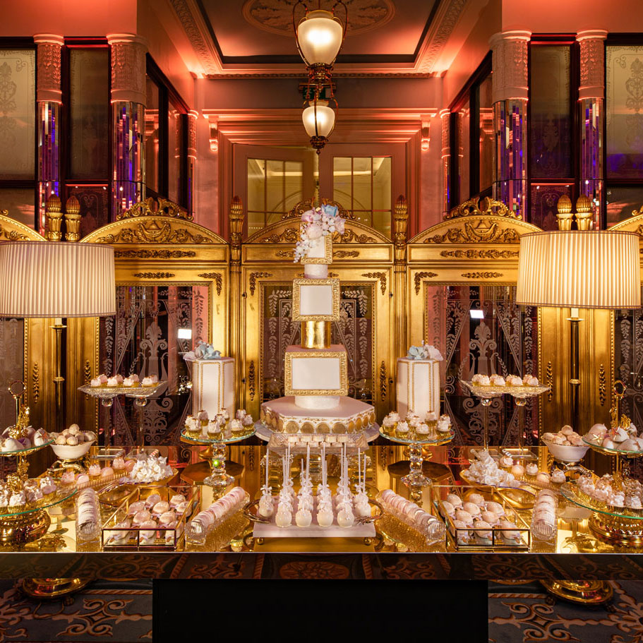 Luxury Gold Dessert Table Indulgence Bar | GC Couture, Mayfair